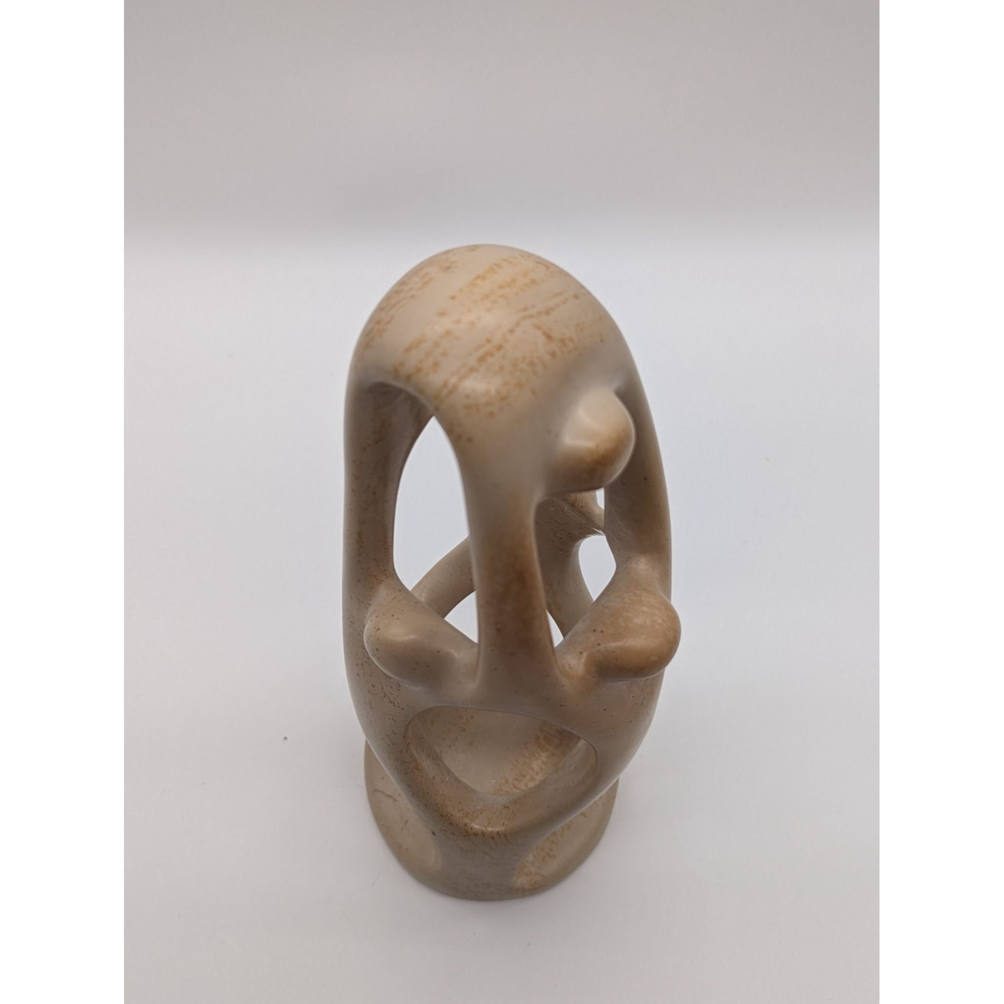 Soapstone Hand Carved Family Tree People Friends Support Figure ...