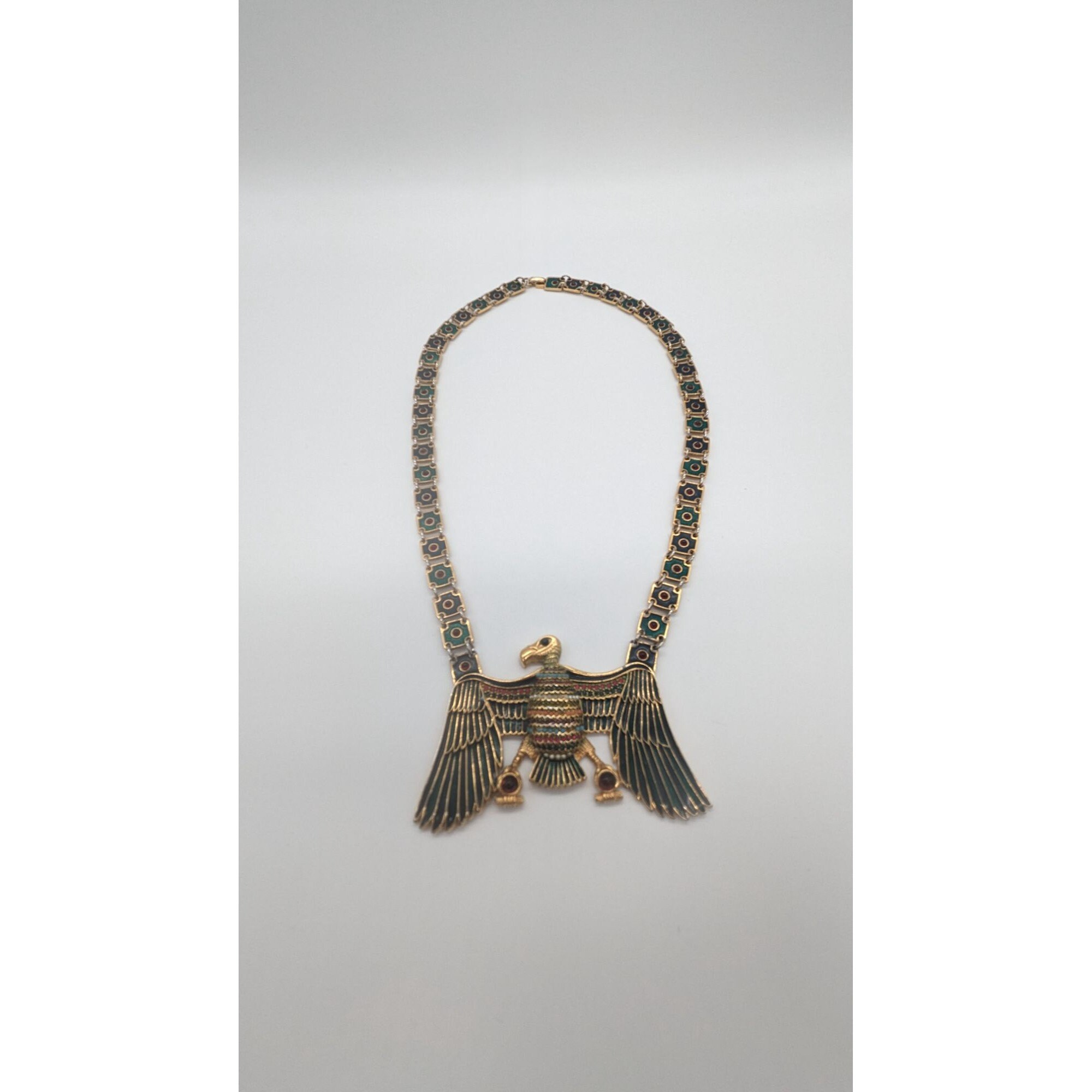 Vintage D'orlan Rare Nekhbet Necklace Protection Goddess Nekhbet ...