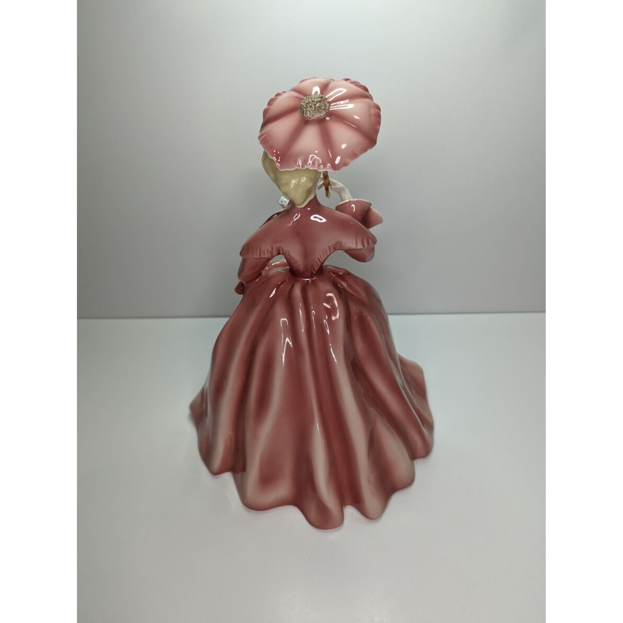 Vivian Figure by Florence Ceramics Pasadena California Parasol Rose ...