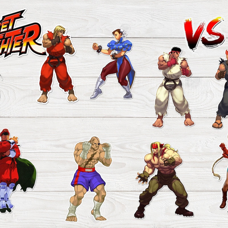 Street Fighter Sticker - Etsy