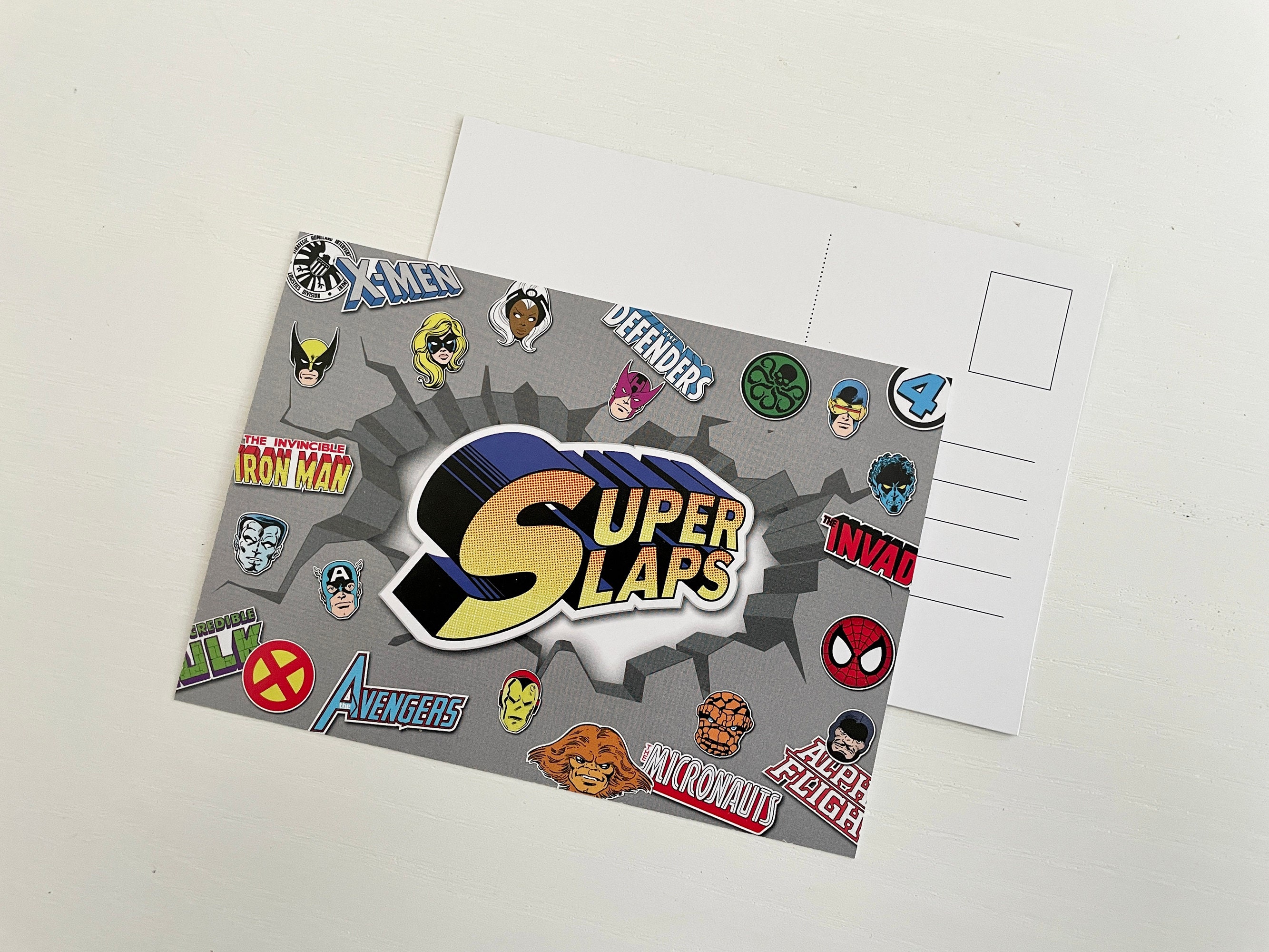Marvel Comic Logo Stickers Set 2 - Etsy