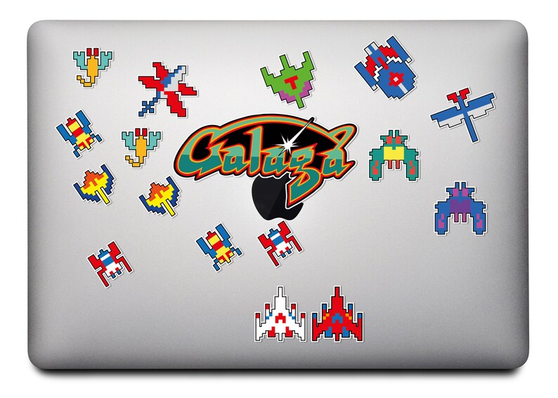 Galaga Arcade Game Stickers - Etsy