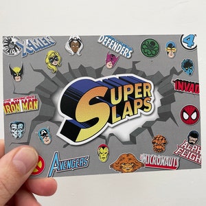 Marvel Comic Round Logo Stickers - Set 1 - Etsy