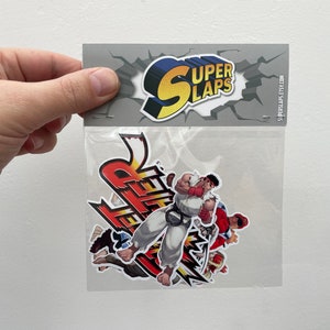 Street Fighter Stickers - Set 1 - Etsy
