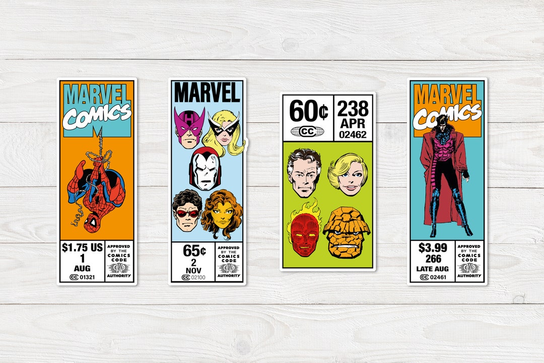 Marvel Corner Box Sticker Set - 2 - Etsy