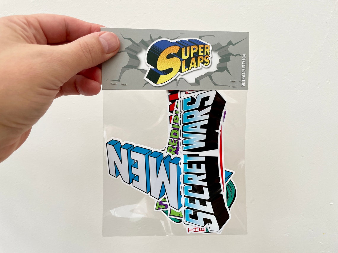 Marvel Comic Logo Stickers Set 1 - Etsy