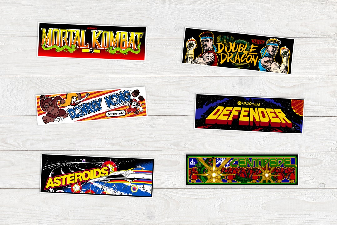 Retro 80s Arcade Stickers - Set 1 - Etsy