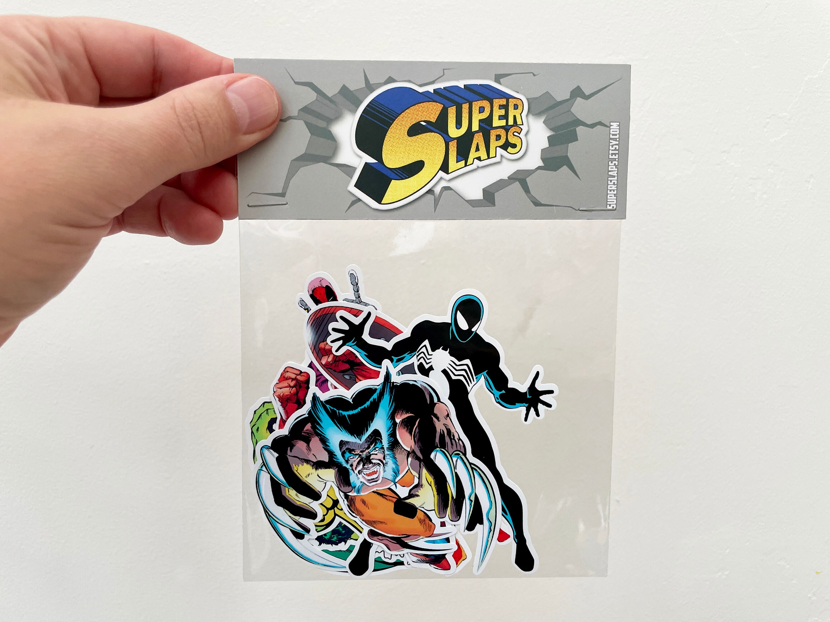 Marvel Classic Pose Stickers Set 1 - Etsy