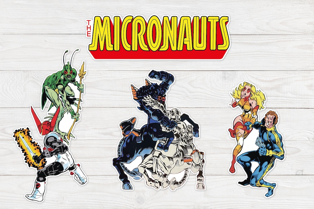 The Micronauts - Sticker Pack - Etsy