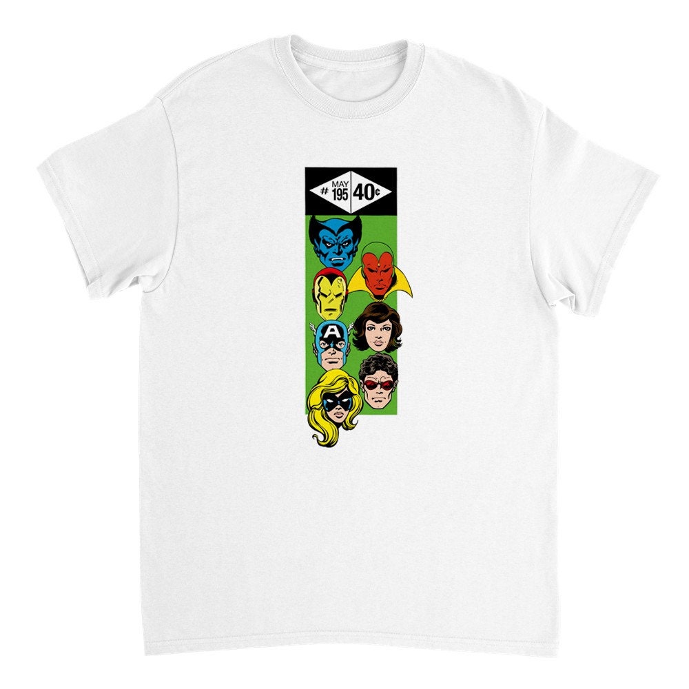 The Avengers Corner Box Heavyweight 100% Cotton Unisex - Etsy