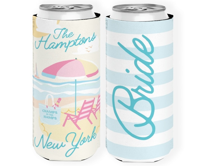 Custom Hamptons Can Cooler, the Hamptons Bachelorette, the Hamptons ...