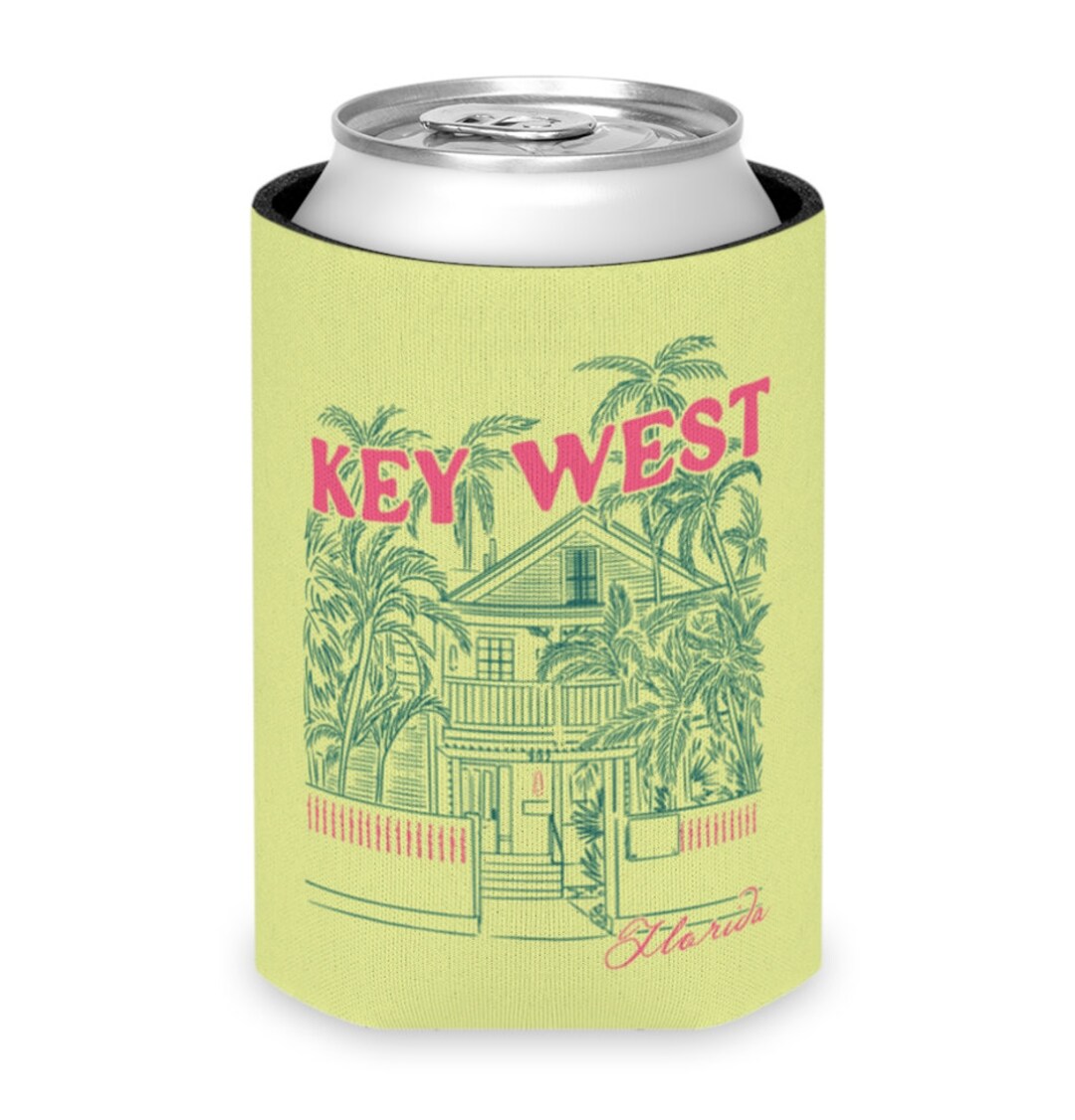Key West Can Cooler, Bachelorette Can Cooler, Bach Favors , Maid of ...