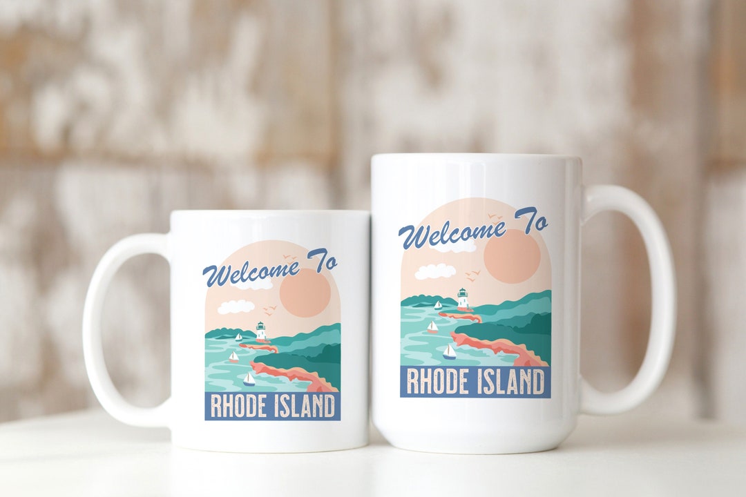 Rhode Island Mug, Rhode Island Gift, Location Mug, City Mug, Providence ...