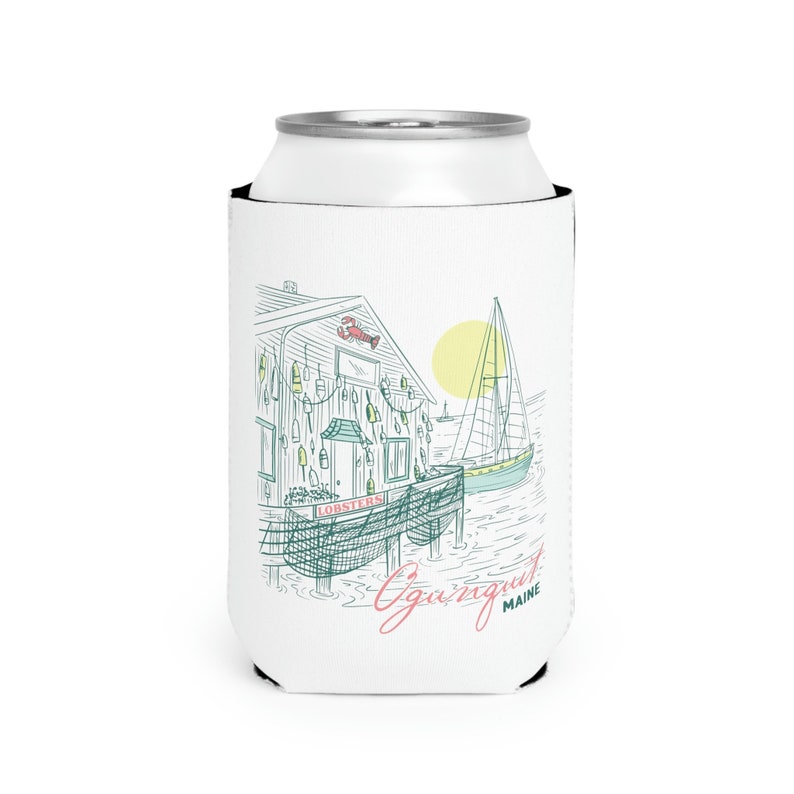 Ogunquit Maine Can Cooler, Maine Can Cooler, Maine Wedding Favors ...
