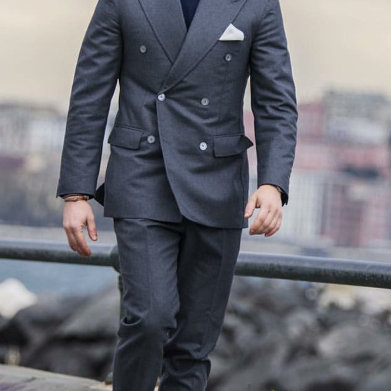Men Double Breasted Suit - Etsy