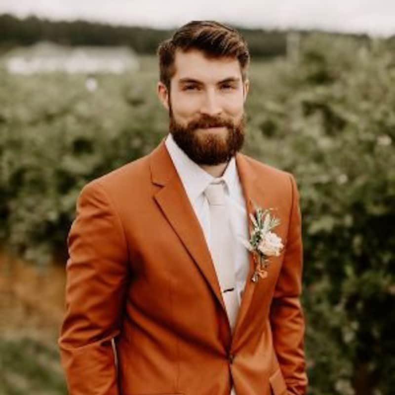 Rust Suit Men - Etsy