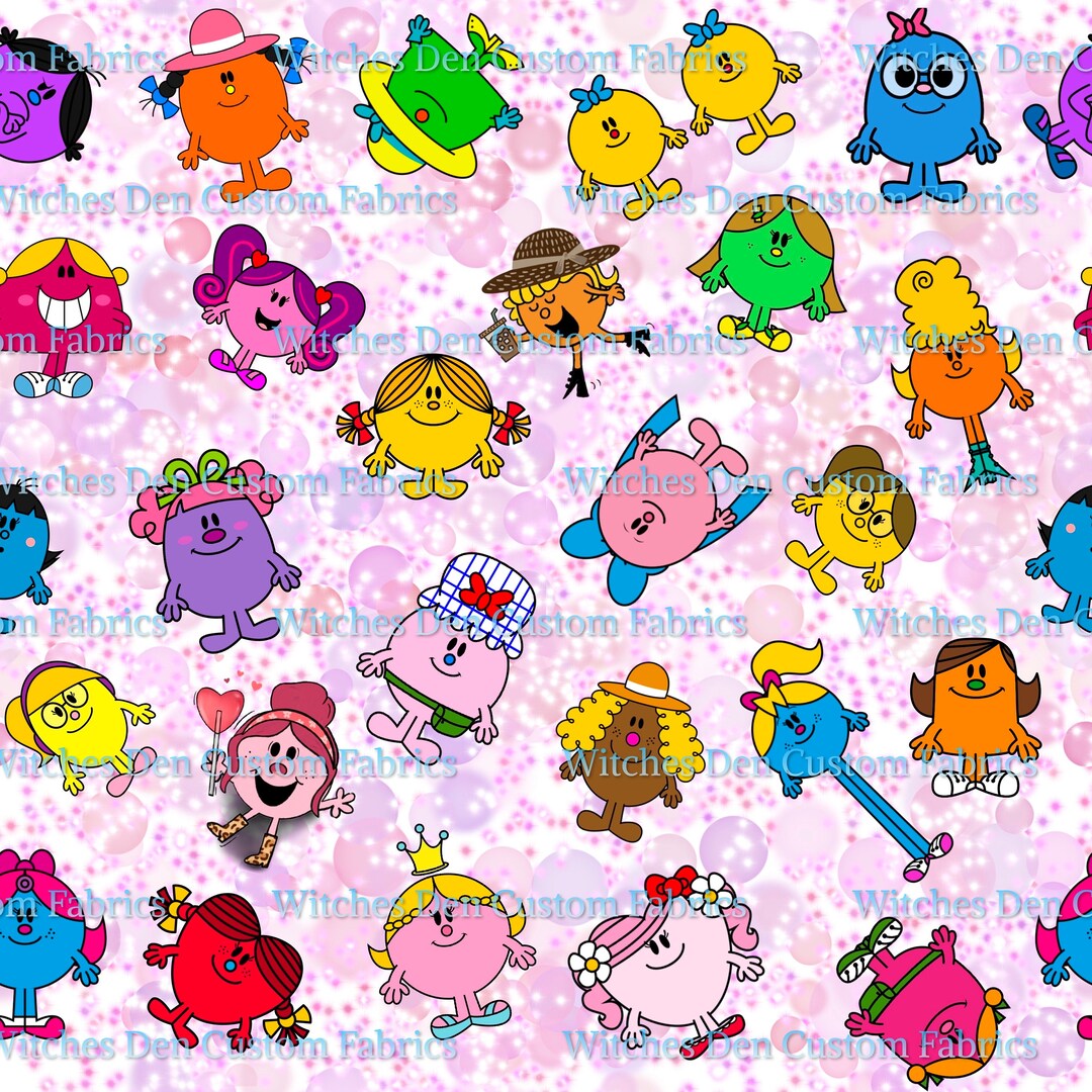 Little Miss Seamless Digital File - Etsy