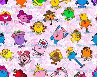 CUSTOM Little Miss CARTOON ART couples Editions Digital Downloadable ...