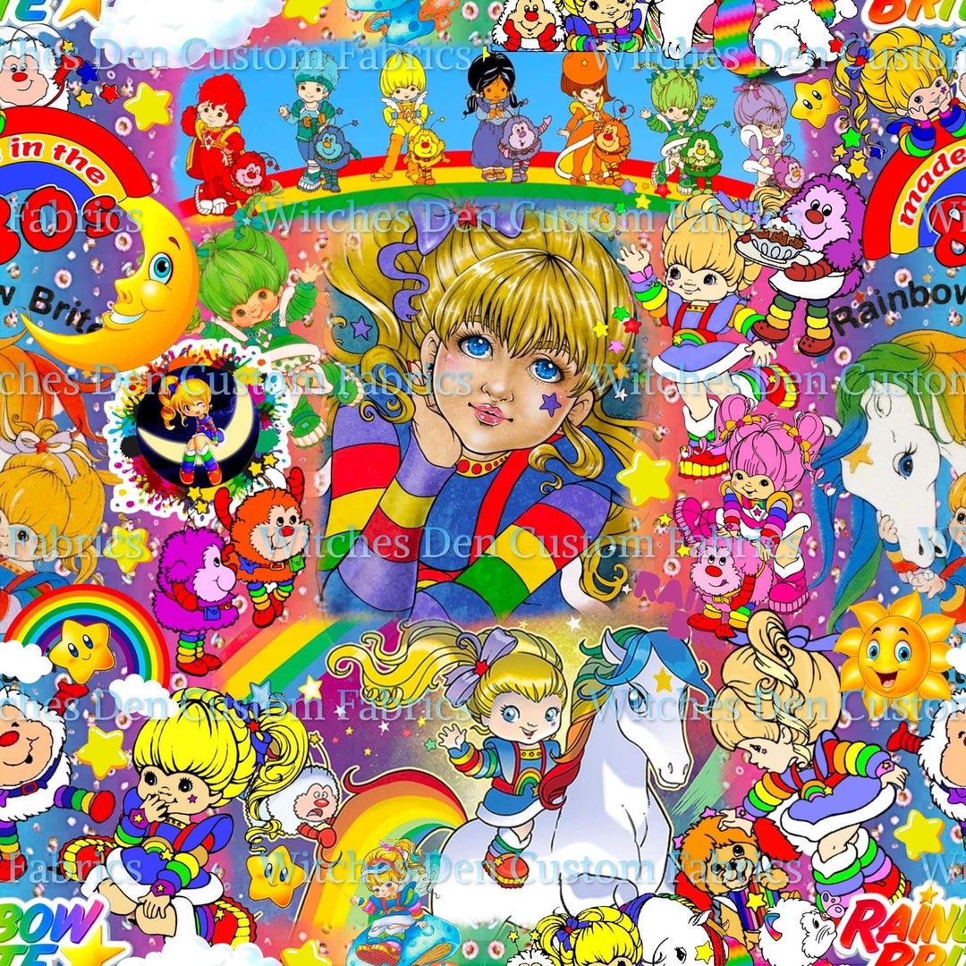 Your Rainbow is so Brite , Seamless File, Throwback, 80s Toys Digital ...