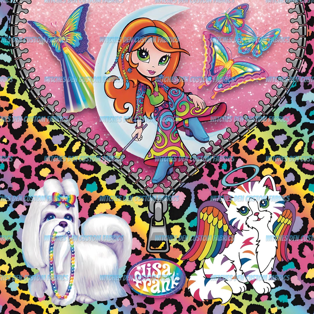 Lisa Frank Inspired Zipper File Sublimation - Etsy