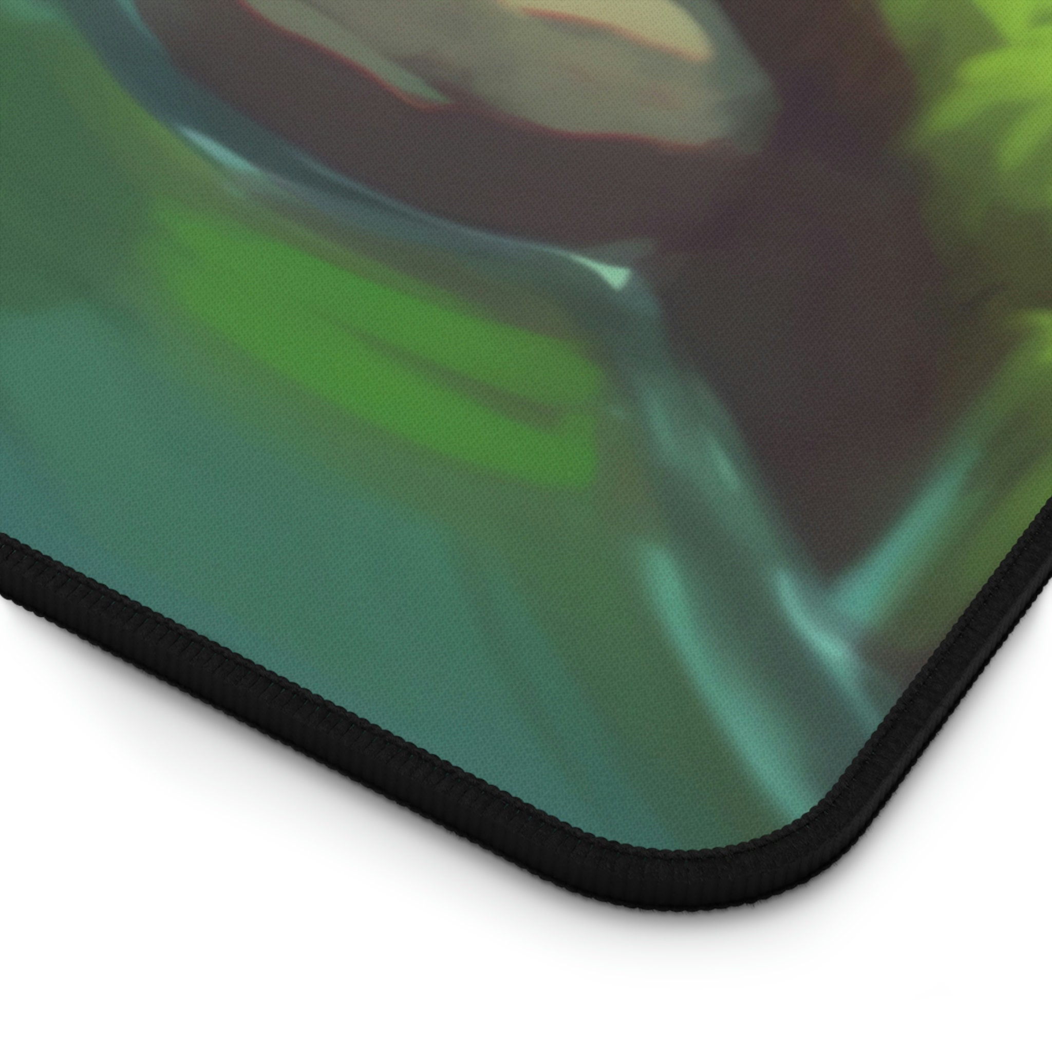 Gaming Mousepad, Deskmat Art, Cartoon Green River Turtle Gaming Mouse ...