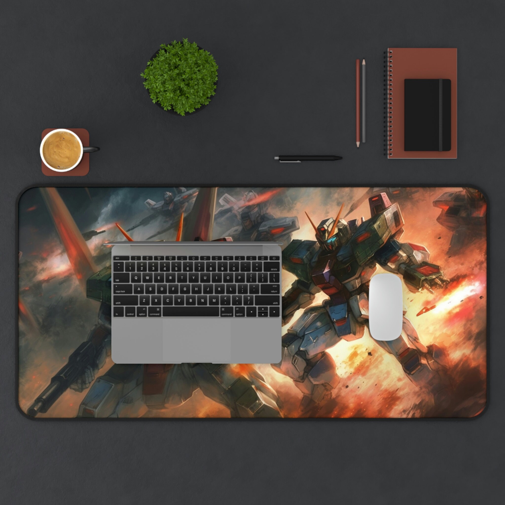 Gaming Mousepad Deskmat Art Battle Mech Warriors in - Etsy