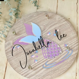 Mermaid Tail Name Sign - Etsy