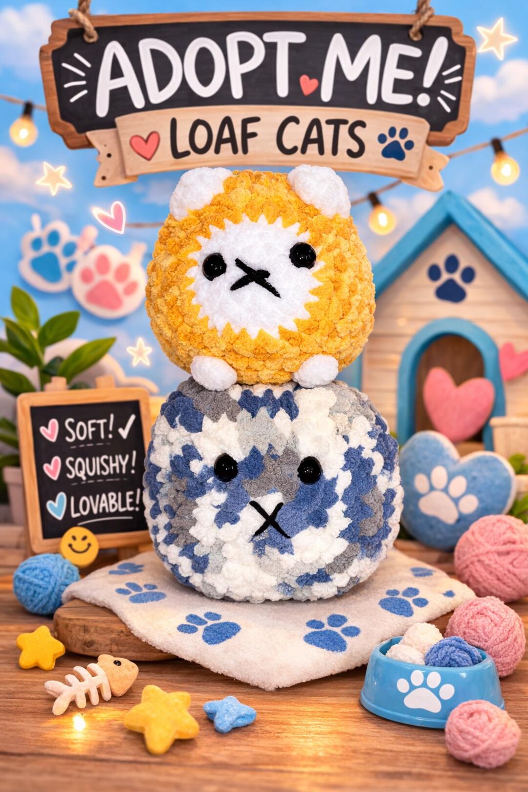 Tif and Taf the Loaf Cats - Etsy Canada
