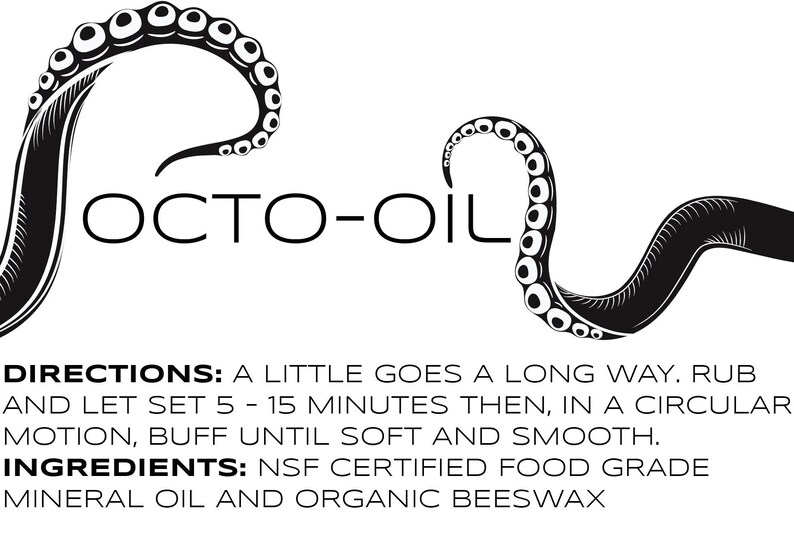Octo-oil All Natural Mineral Oil With Beeswax - Etsy