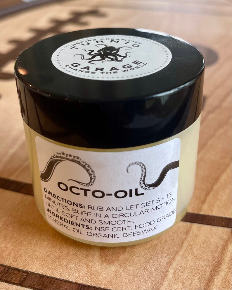 Octo-oil All Natural Mineral Oil With Beeswax - Etsy