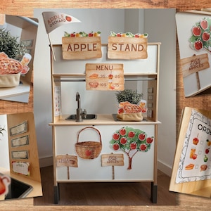 Apple Orchard Pretend Play Printable, Dramatic Play, Farm Dramatic Play ...