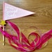 First Day of School Pennant Flag: Pink Printable DIY (digital Download ...