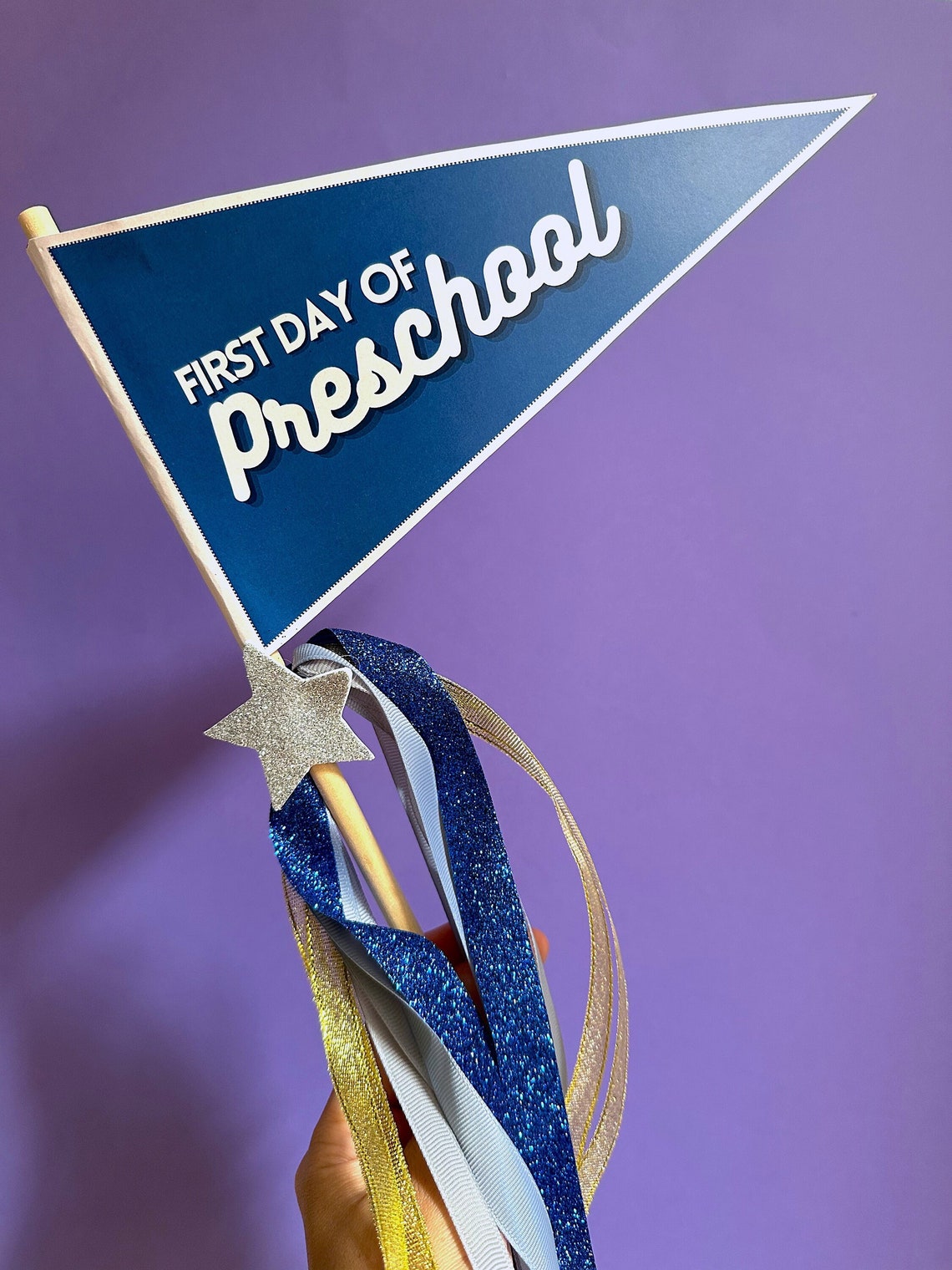 First Day of School Printable Pennant Flags (digital Download) - Etsy