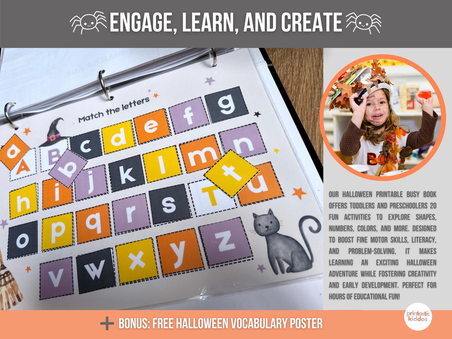 Halloween Busy Book: 20 Preschool Activities (digital Download) - Etsy