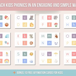 Magnetic Tiles Phonics Flashcards, Phonics Blends, Learn to Read ...