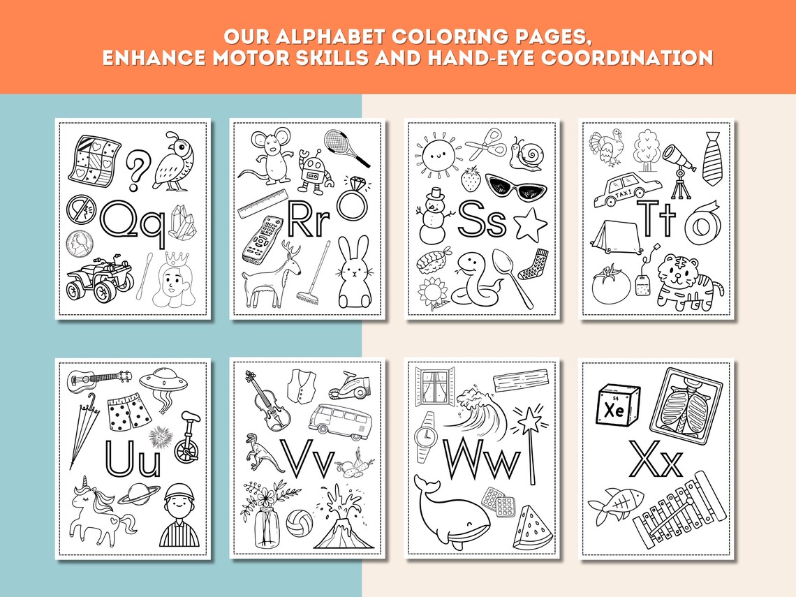 Alphabet Coloring Pages, Preschool Coloring Pages, Preschool Activity ...