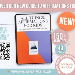 Empowering Affirmation Cards, Printable Affirmation Cards for Kids ...