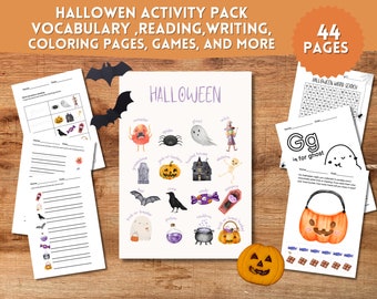 Halloween Jack-o'lantern Activity Pumpkin Printable - Etsy