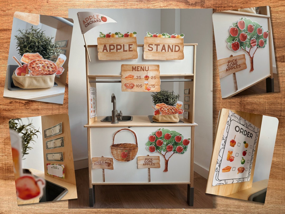 Apple Orchard Pretend Play Printable, Dramatic Play, Farm Dramatic Play ...