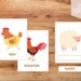 Farm Animals, Busy Book Printable, Printable Flashcards, Preschool Busy ...