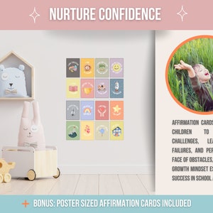 Empowering Affirmation Cards, Printable Affirmation Cards for Kids ...