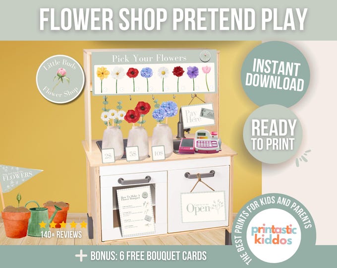 PRINTABLE Garden Shop Pretend Play Kit | Kids Pretend Play | Printable ...