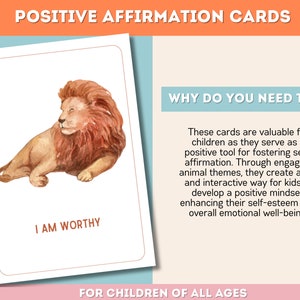 Kids Digital Affirmation Cards, Kids Affirmation Deck, Kids Daily ...