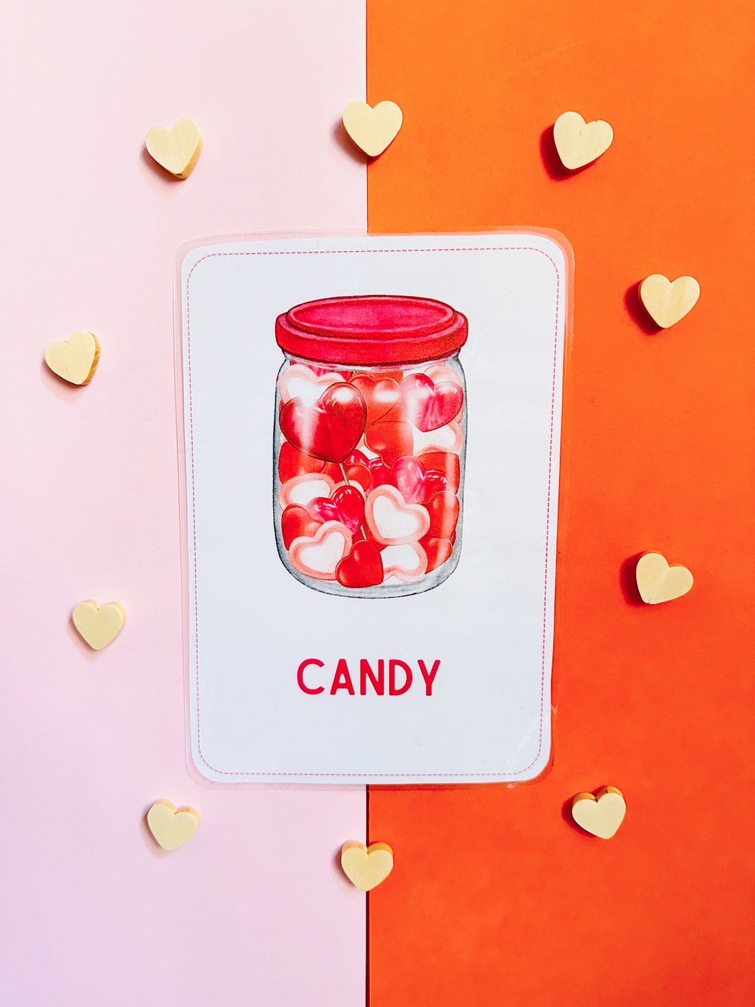 Valentine's Day Flashcards: Kids Learning Activity (digital Download ...