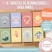 Spanish Affirmation Cards for Kids: Positive Self-esteem (PDF) - Etsy