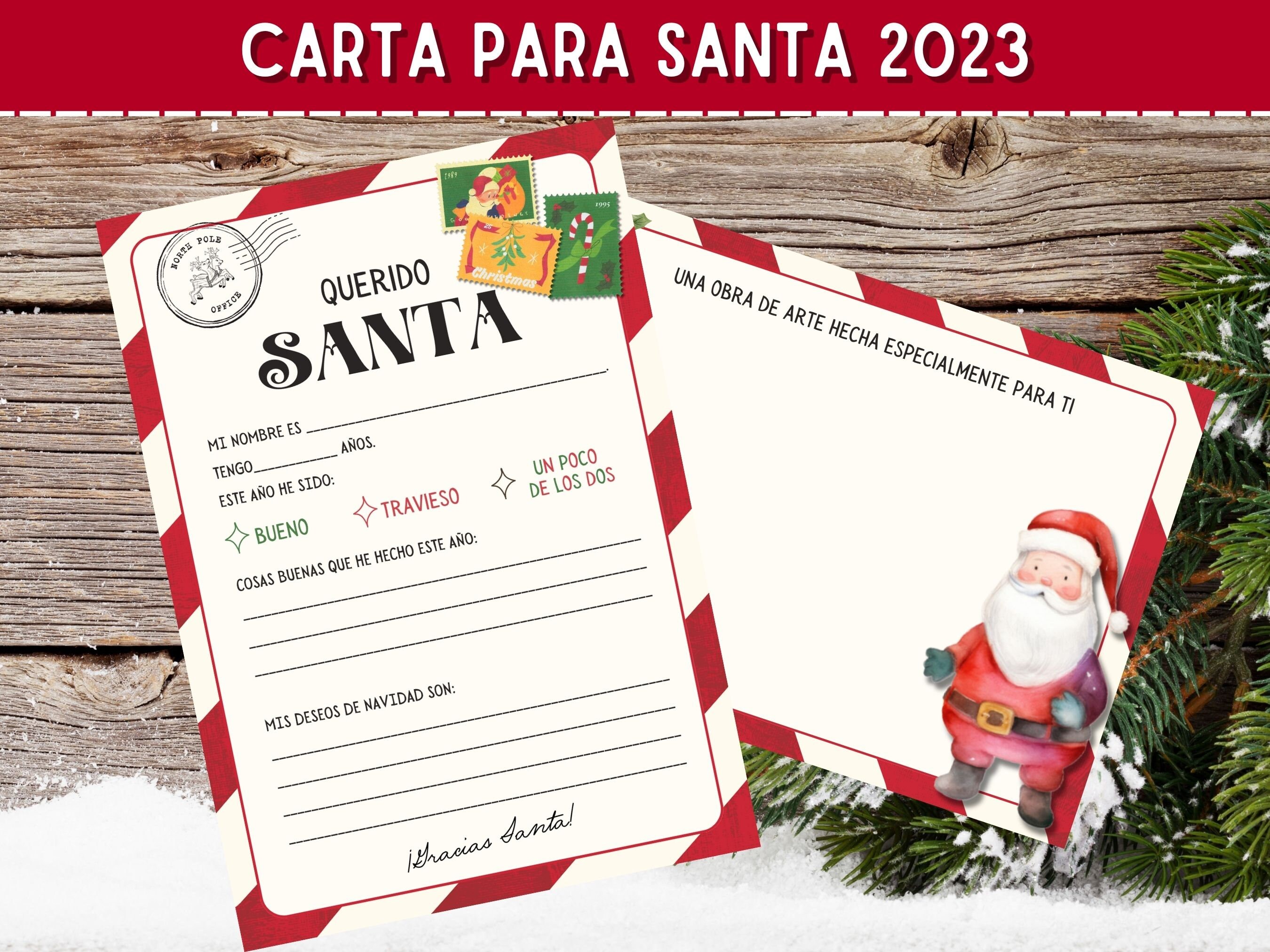 Carta Para Santa, Carta A Santa Claus, Carta De Navidad, Carta a Santa ...