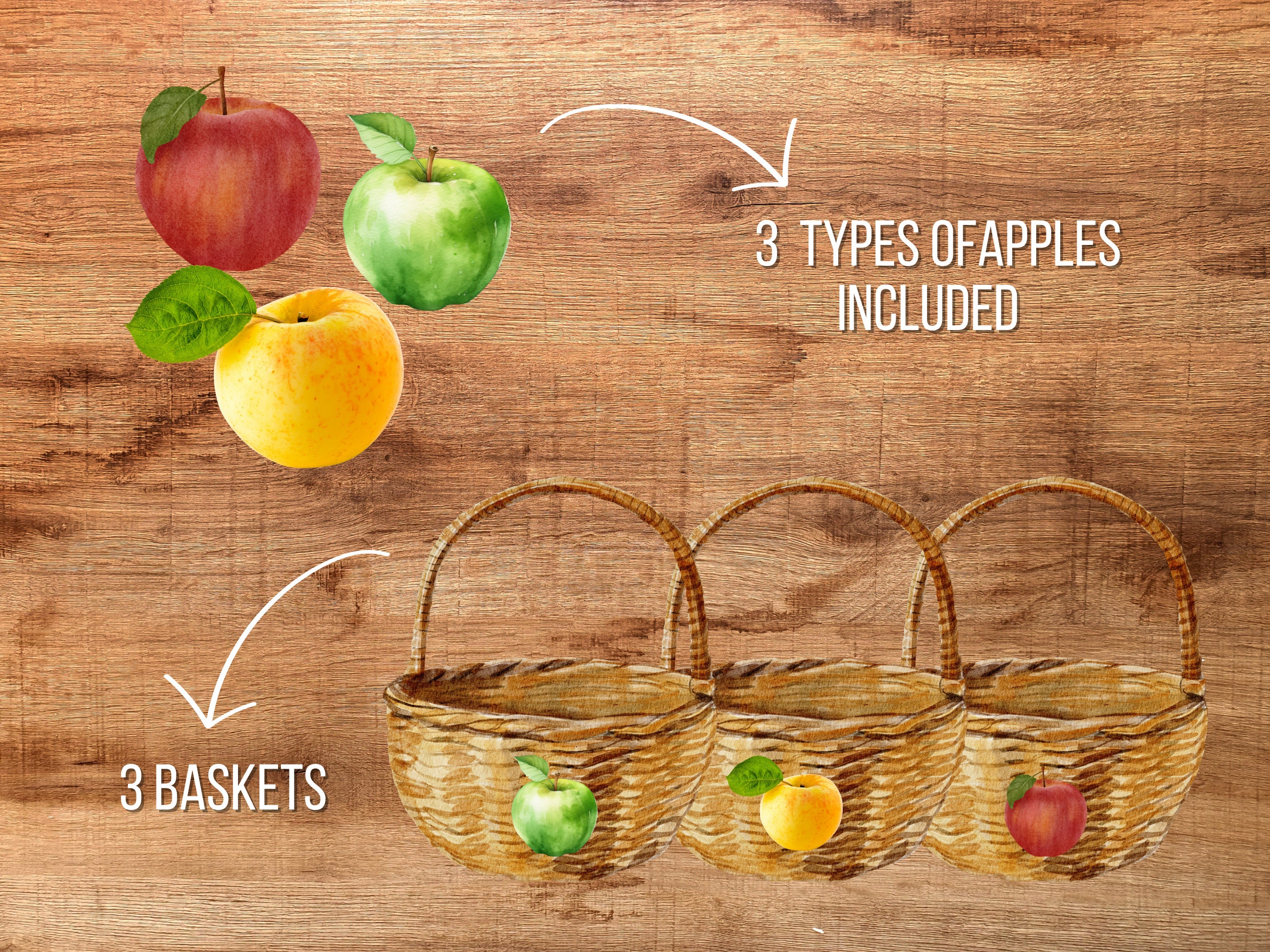 Fall Harvest Pretend Play, Apple Picking Activity, DIY Kids Play Set ...