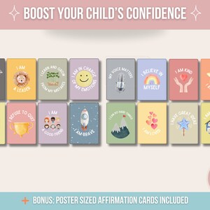 Empowering Affirmation Cards, Printable Affirmation Cards for Kids ...