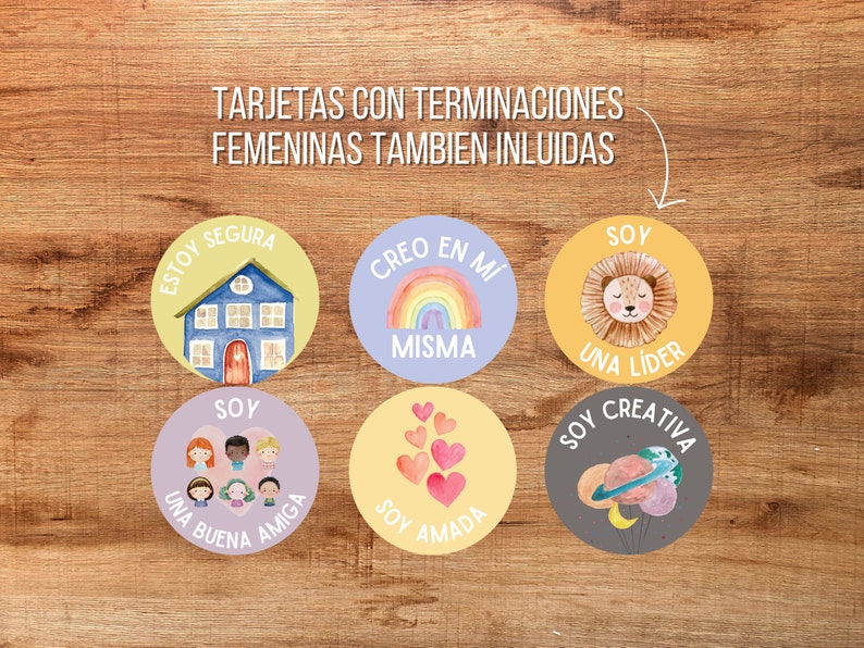 Spanish Affirmation Cards for Kids: Positive Self-esteem (PDF) - Etsy