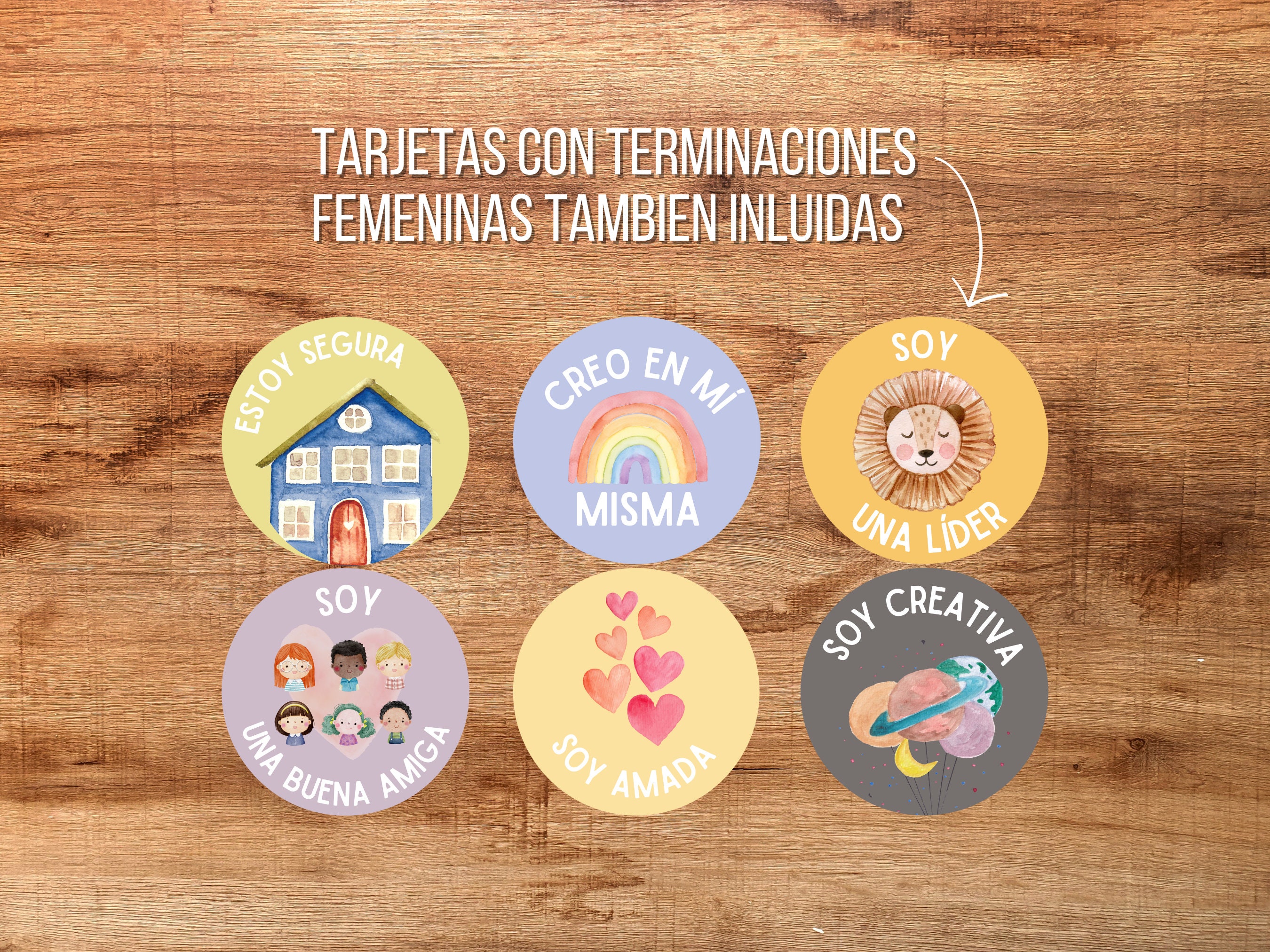 Spanish Affirmation Cards for Kids: Positive Self-esteem (PDF) - Etsy